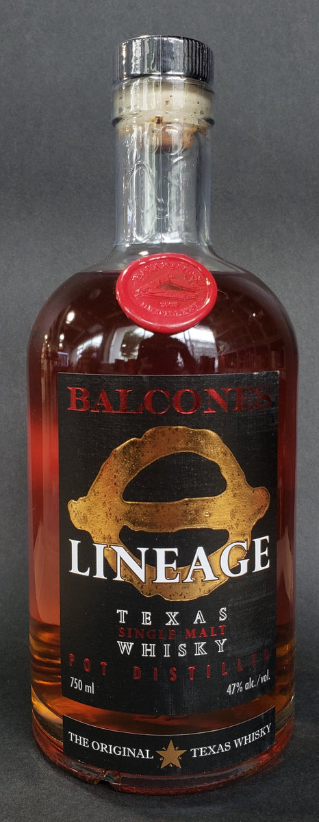 Balcones Lineage Texas Single Malt Whiskey – Butcher and Booze